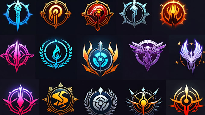 Design an animated fantasy, rpg, mmorpg, sci fi game logo by Estienter | Fiverr