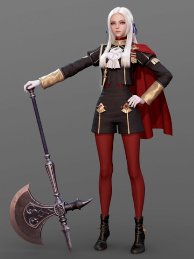 Craft 3dhuman model,3d vrm model file,animaze avatar model, mona ...