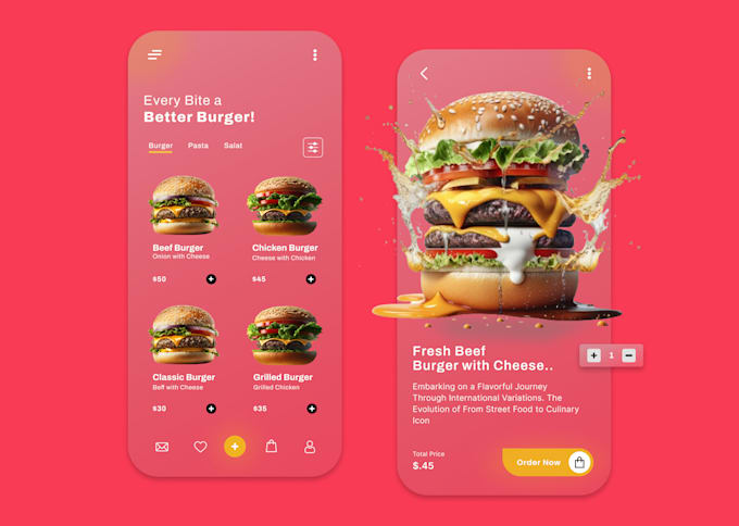 Design mobile app mockups low fidelity wireframes and figma prototypes ...