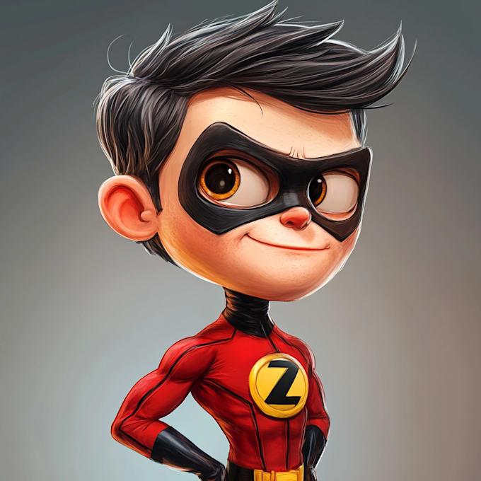 Make a superhero cartoon characters for you by Leiaangw | Fiverr