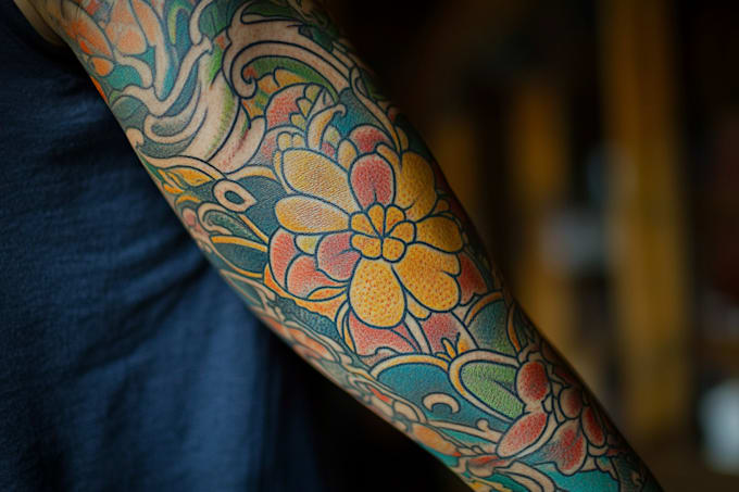 Microrealistic linework and geometric style tattoo design by Luseaayk ...