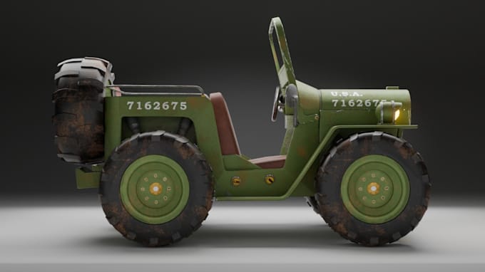 Design cad models from 2d via 3ds max,ue5 aaa game car model,realistic ...