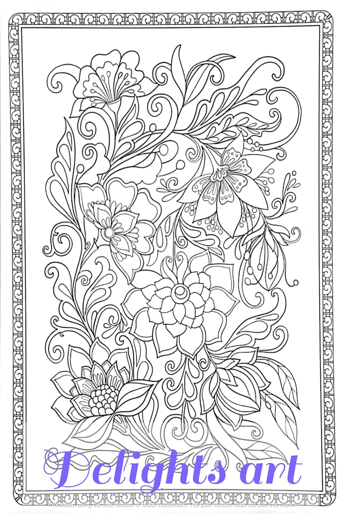 Coloring pages, digital art, printable art, adult coloring pages, kids ...