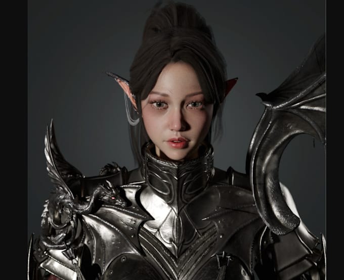 Animate nsfw 3d stylized character model, rig humanoid model, ps1,ps2 ...