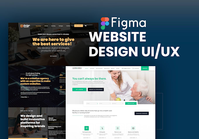 Do awesome ui ux design, figma website design, figma design website by ...