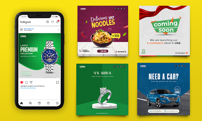 Design ecommerce shopify product ads and static banners by Muheemgd ...