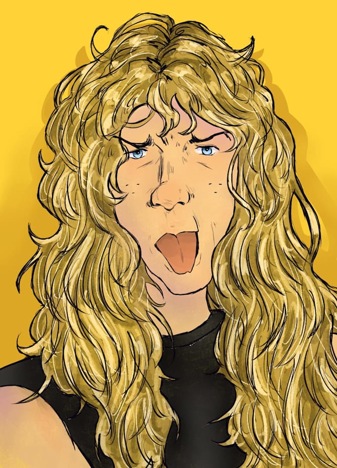 Draw your favorite band members in my style by Eunoiaphile | Fiverr