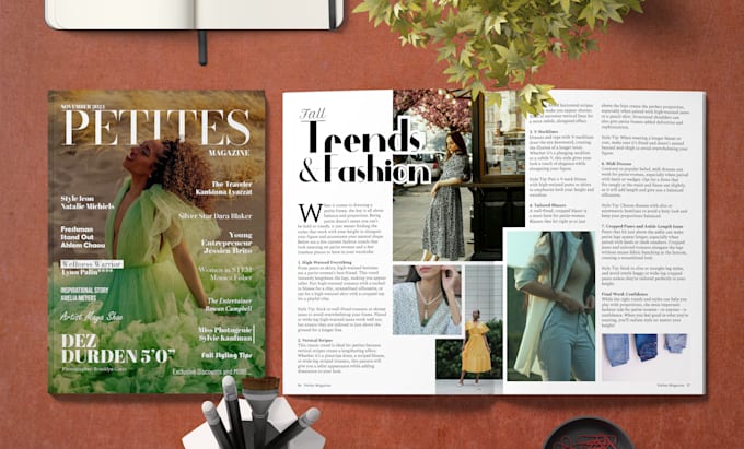Design magazines, newsletters and catalog designs by Oshidesigns | Fiverr