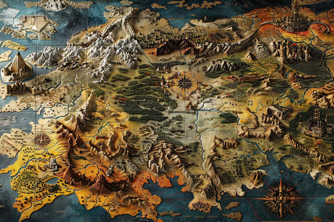 Design custom fantasy world maps with stunning details by Sikkeshtt ...