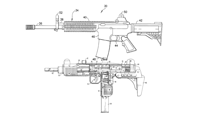 Design a patent drawing manual utility engineering uspto wipo vector ...
