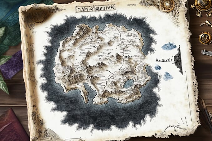 Draw a professional fantasy map for you by Patrickald | Fiverr