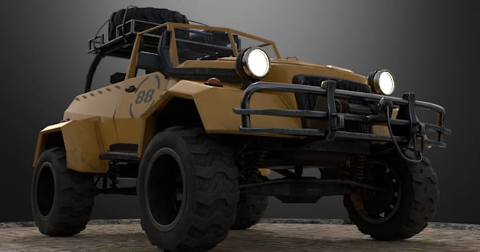 Rig 3d car in blender for game,assets render, realistic 8k animation,3d ...