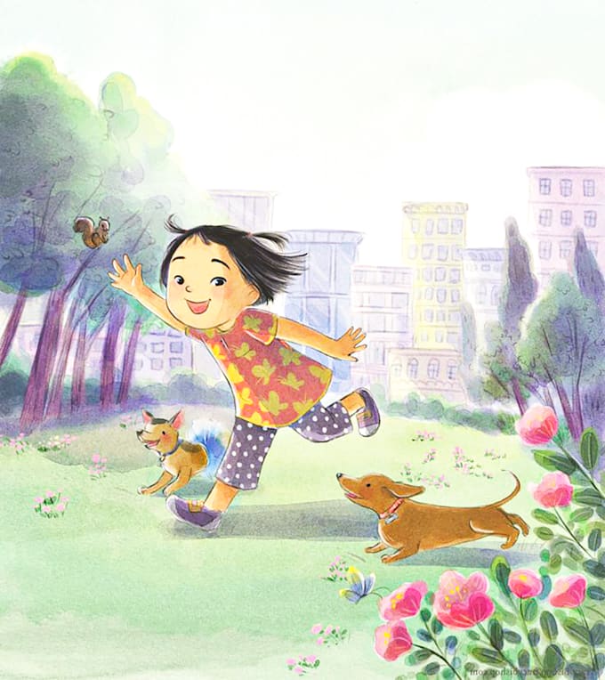 Draw children story book illustration children story book by ...