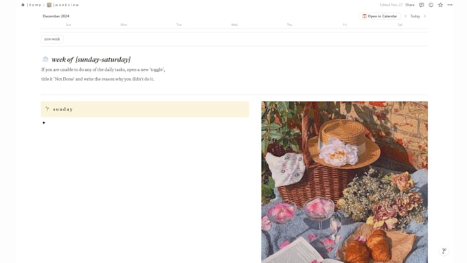 Create a custom notion template by Isadora_righi | Fiverr