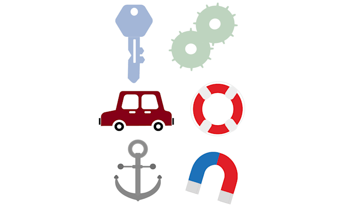 Do customized iconography for web and applications by Kelly_rivas | Fiverr