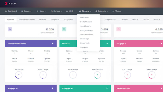 Setup xtream ui panel, xui server, epg configure, iptv panel installation by Heffizy | Fiverr