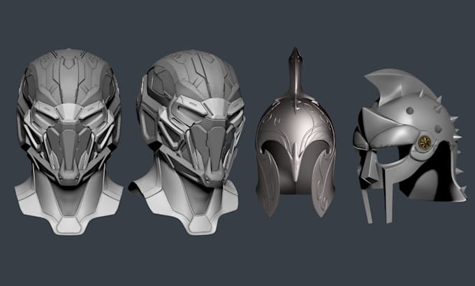 Sculpt cosplay 3d mask 3d helmet printable stl mask helmet armor ...