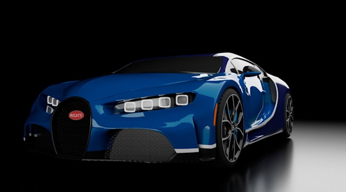 3d realistic car model, high poly racing car visualization,3d exterior ...