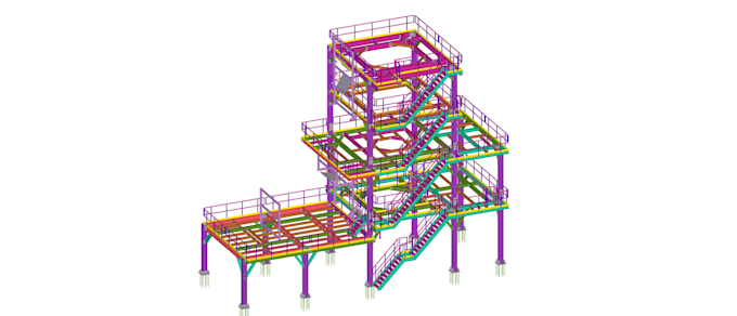 Design steel stairs with structural analysis by Haadi2629 | Fiverr