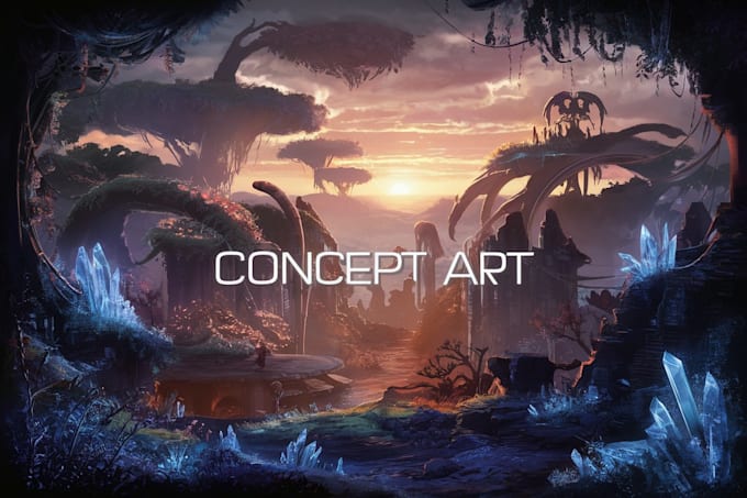 Create environment concept art and background by Annasburg | Fiverr