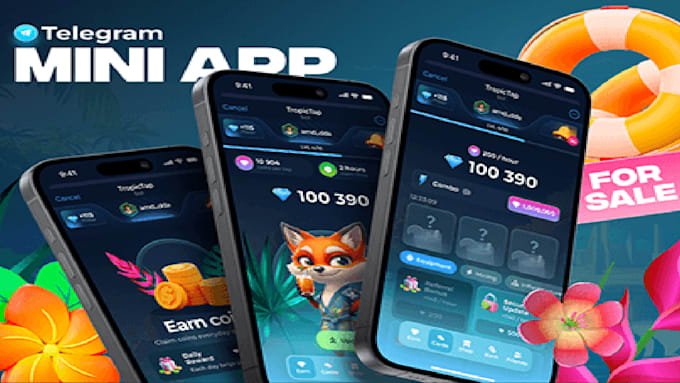 Build telegram mini game, telegram mini app, telegram mini bot, telegram website by Gametrixx ...