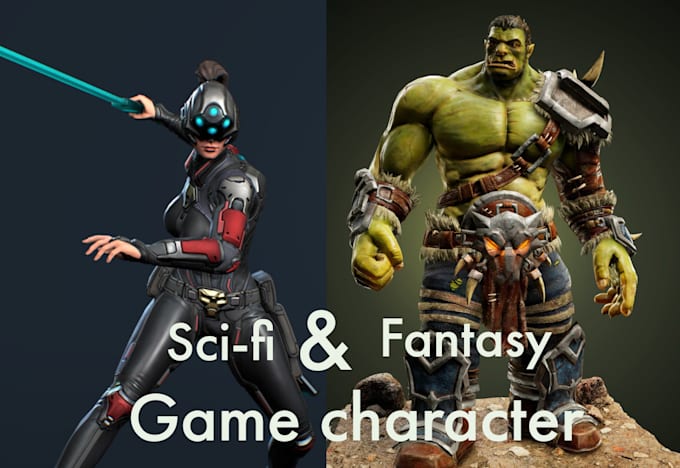 Unreal engine 3d game character model 3d cartoon stylized character ...