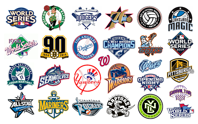 Design custom nba, mlb, nfl, world series, parody logo with your name ...