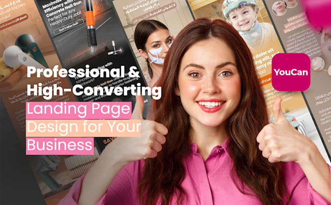 Create professional and high converting landing page design by Asmaan621 | Fiverr