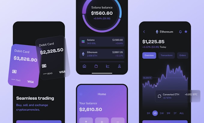 Design wire frame ,ui ux design for mobile app in figma prototype by ...