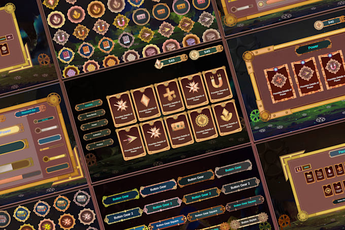 Design game gui, hud for consoles, pc and mobile by Motasimbillah_ | Fiverr