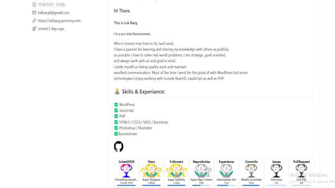 Setup your github account and create repository by Tahrim_01 | Fiverr