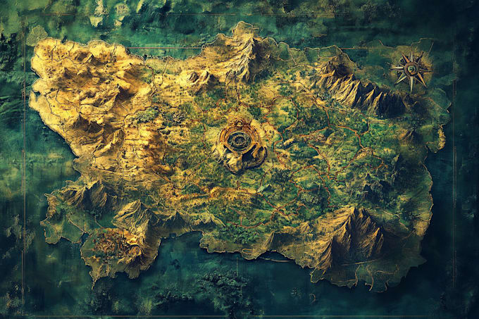 Draw high quality fantasy map for dnd, stories and campaigns by ...
