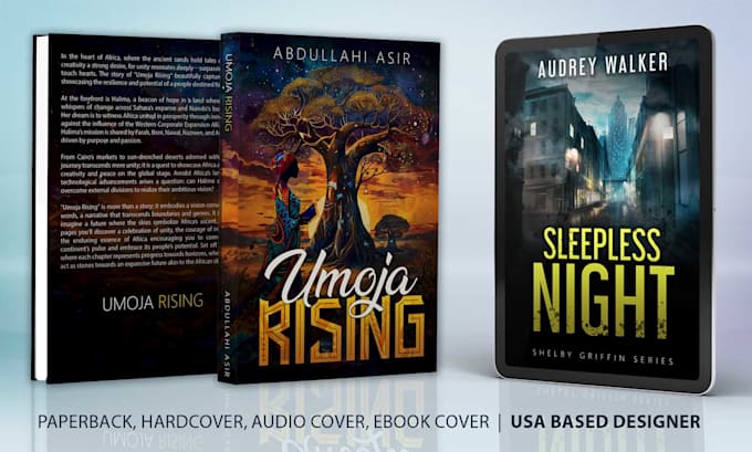 Design a beautiful bespoke book cover, print and ebook by Cal5086 | Fiverr