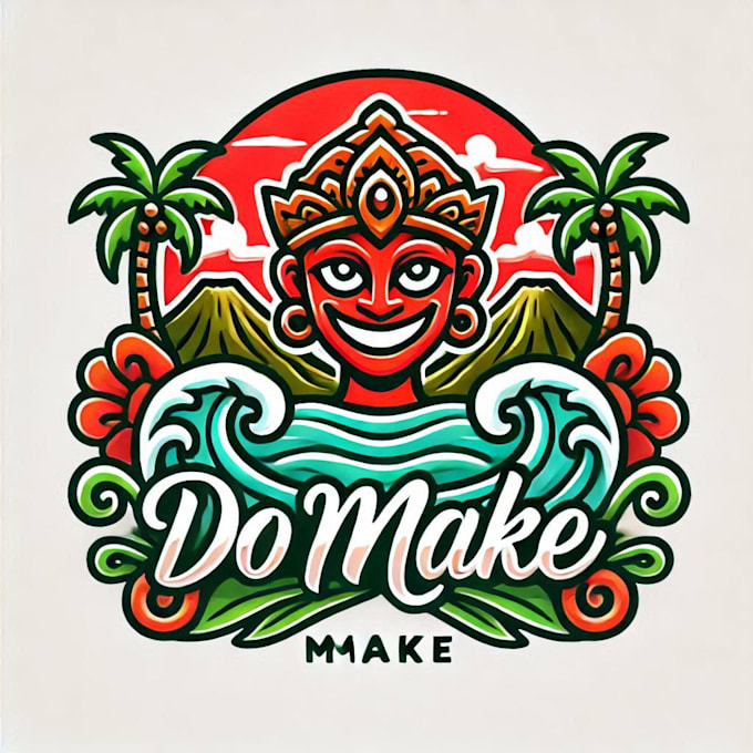 Do make style for bali island mascot logo design for company page by ...