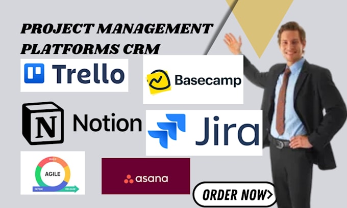 Setup project management on trello, asana, jira agile airtable basecamp, notion by Steven ...