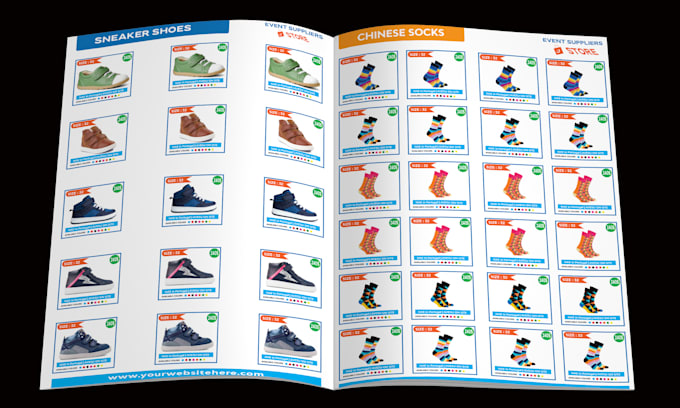 Design catalog, product catalog, sell sheet in adobe photoshop and ...