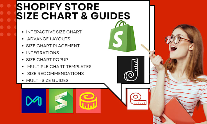 Setup shopify size chart kiwi bf size chart mage panda snake size chart jotly by Meta_techs | Fiverr