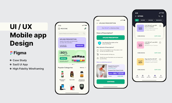 Design mobile app, figma app, ui ux app, ui design by Uiux_1 | Fiverr