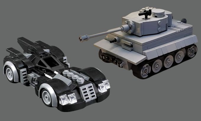 Create custom 3d lego model design animation lego minifigure 3d ...