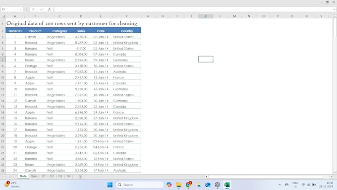 Do accurate efficient excel data cleaning, custom formatting, data validation by Nab1967 | Fiverr