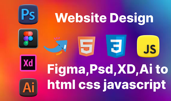Convert figma or psd to fully responsive html website with bootstrap by Uxui_dipu | Fiverr