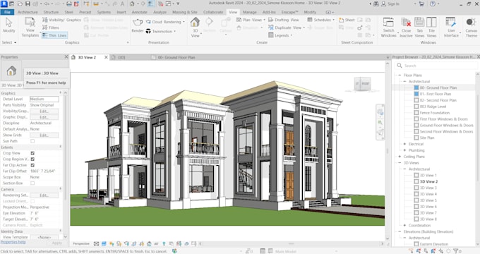 Create professional revit 2d and 3d architectural floor plan services ...