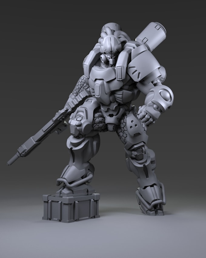3d character modeling 3d model miniature warhammer dnd for 3d printing ...