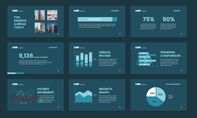 Redesign powerpoint presentation slides, powerpoint template, canva ...