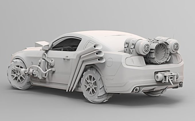 Create 3d car model car design 3d model interior and exterior design ...