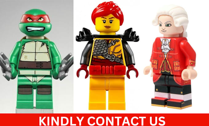Create custom 3d lego model design, minifigure, animation, lego set for ...