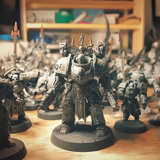 Make a paint premium warhammer 40k, sigmar, dnd miniatures by Dalaoanga ...