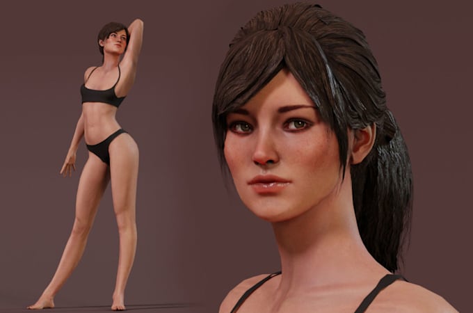 Build 3d metahuman character model animation, nsfw realistic model, ue retarget by Asluxee | Fiverr