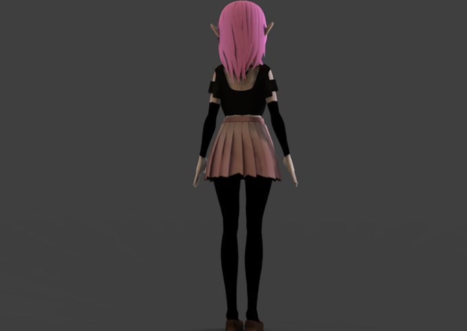 Build anime 3d character model,daz, iclone 8 rig 3d anime model, anime ...