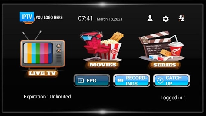 Rebrand iptv apk, smarter pro, xciptv, ibo, spakle tv, nextv, with admin panel by Drisbrahim ...